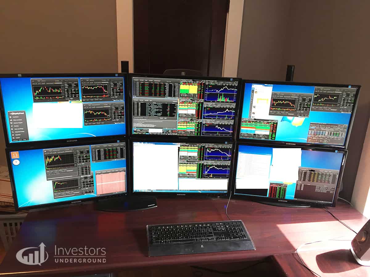 Trading Desks and Monitors from 24 Top Traders
